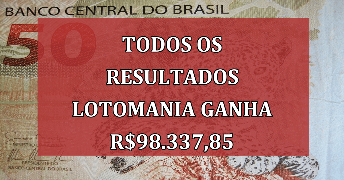 Todos os resultados lotomania: Descubra como um sortudo ganhou R$98.337 ...