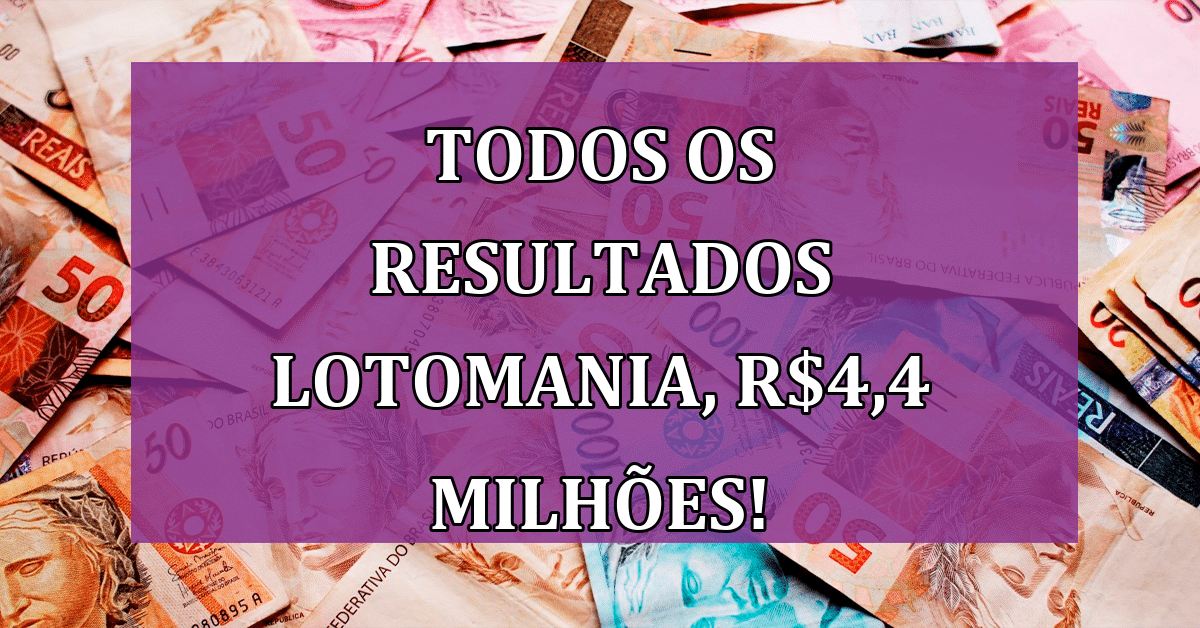 Descubra Agora os Números Milionários e todos os resultados lotomania e ...