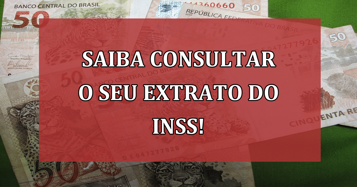 Saiba consultar o seu extrato do INSS! Sua aposentadoria mais informada ...